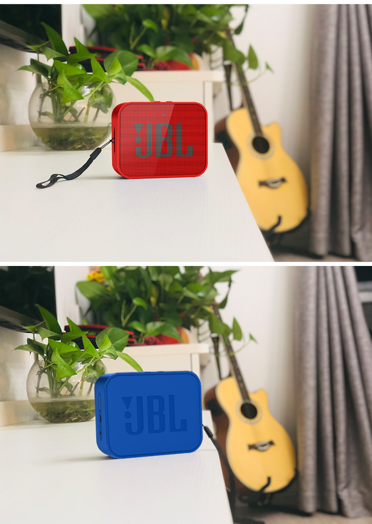 JBL Go Player 音乐金库 蓝牙音箱 低音炮 户外便携音响 迷你小音箱 收音机 可插TF卡 免提通话 活力红 _音频设备_视频会议及 ...